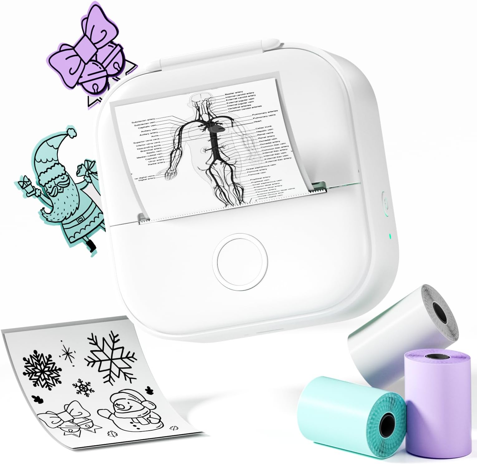 Amazon.com: Phomemo Sticker Printer - Y02C Mini Pocket Sticker Printer ...