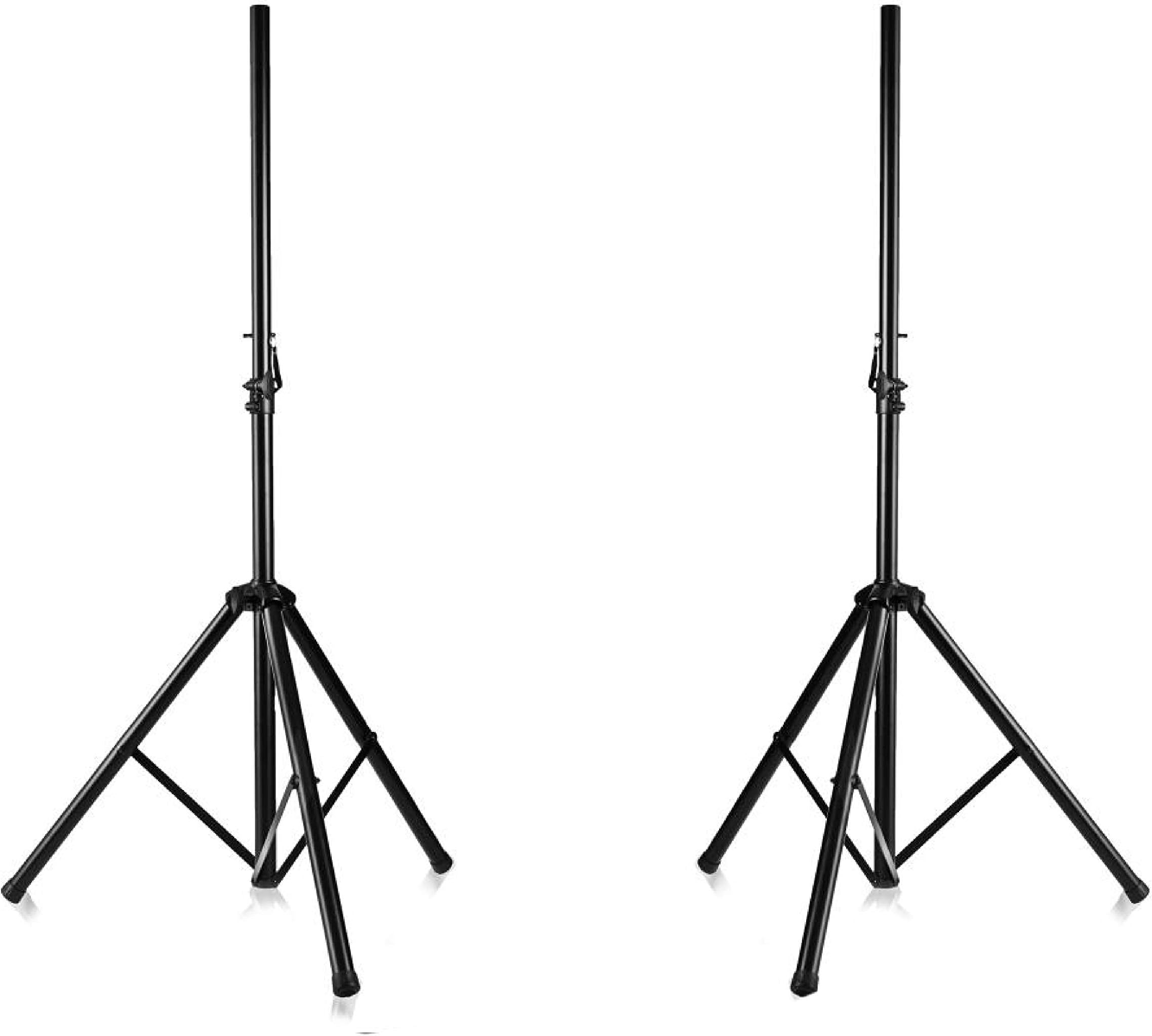Pyle Universal Speaker Stand - Floor Mount Holder, Heavy Duty Tripod ...