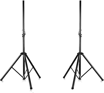 Amazon.com: Pyle Universal Dual PA DJ Tripod 2 Speaker Stand Kit with ...