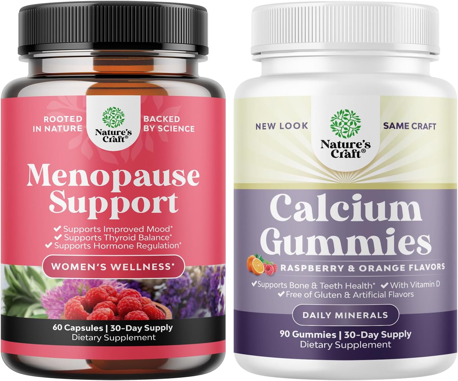Amazon.com: Natures Craft Bundle of Herbal Menopause Supplement for ...