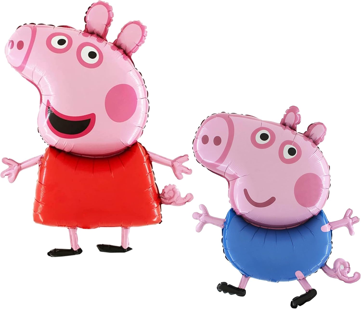 Amazon.com: Toyland Pack of 2 Giant Peppa Pig & George Pig Character ...