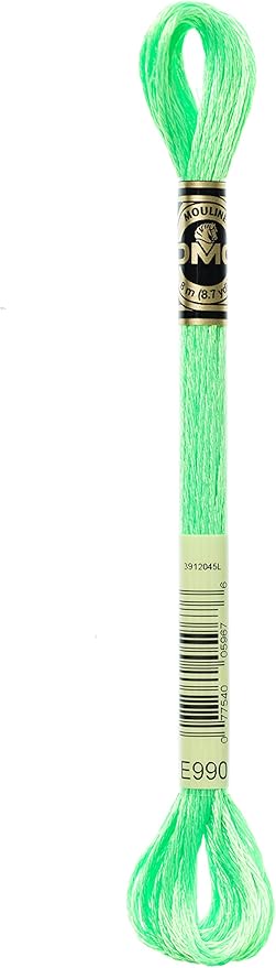Amazon.com: DMC 317W-E990 Light Effects Polyster Embroidery Floss, 8.7 ...