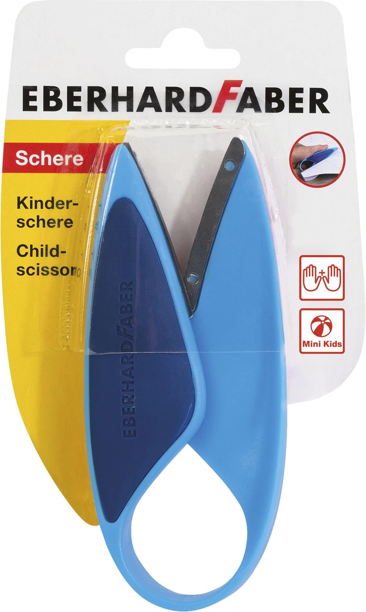 Eberhard Faber 579951 - Kinderschere für Links- und Rechtshänder, Mini ...