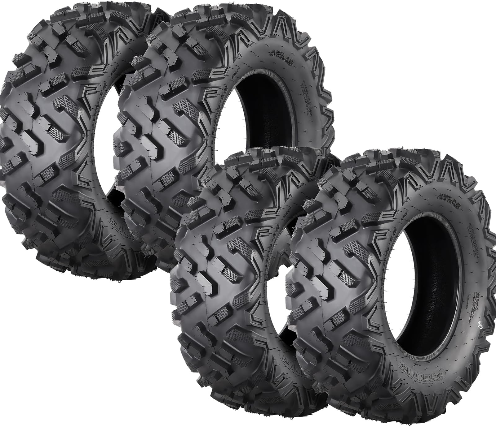 Amazon.com: Set of 4 MERXENG ATV UTV all-terrain Tires 29x11x14 6PR and ...