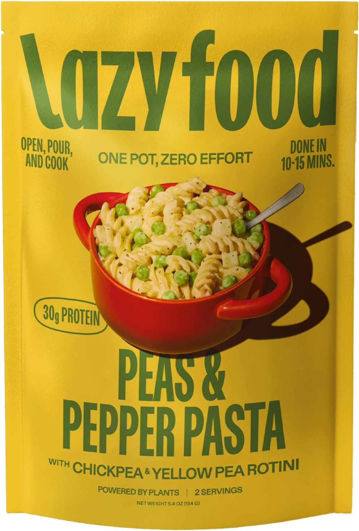 Amazon.com: Lazy Food Peas & Pepper | Gluten Free Pasta Dinner | Vegan ...