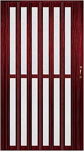 Concertina Folding Door with Handle Aluminium Track Custom Size Room ...