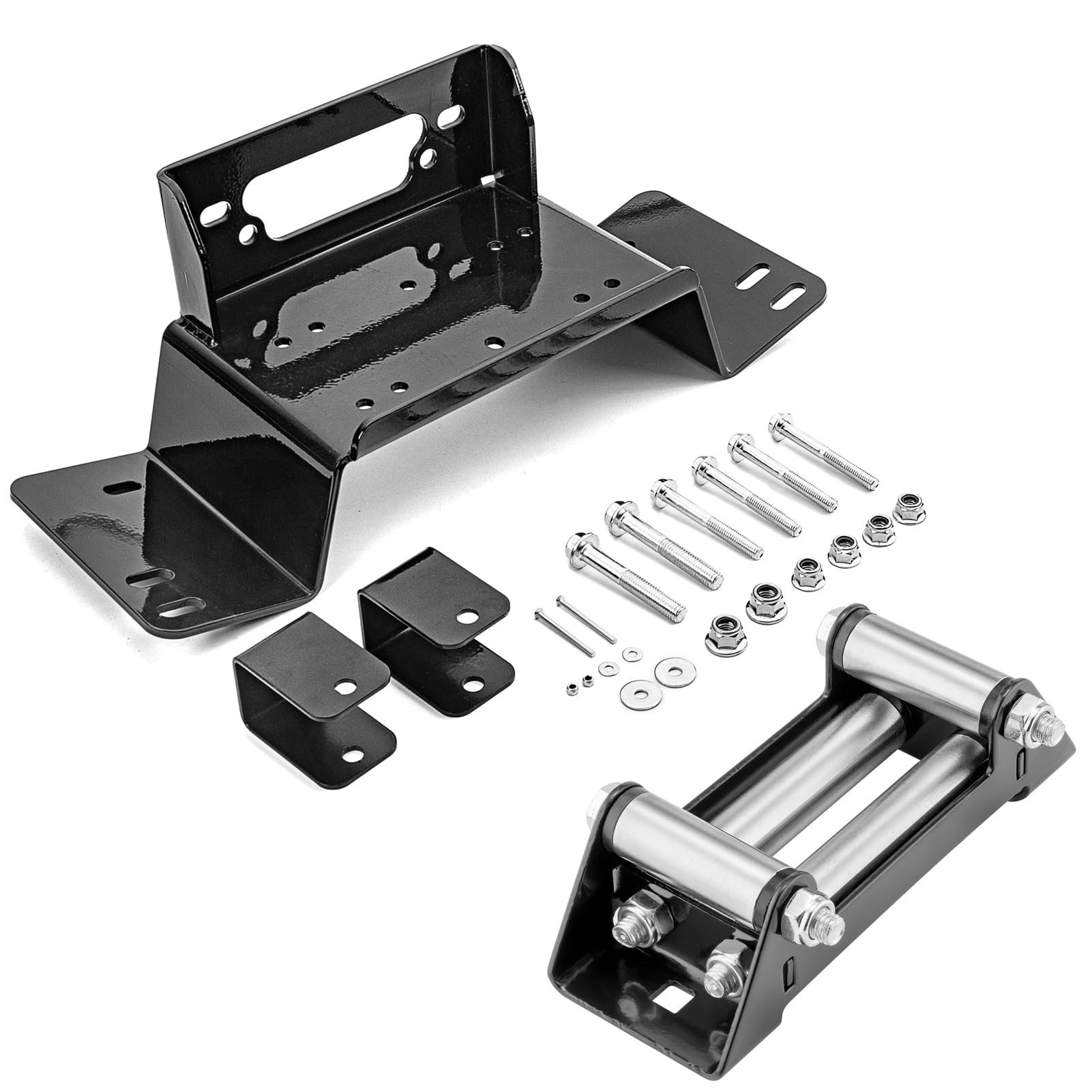 Snapklik.com : WeiSen Front Bumper Winch Mount Bracket