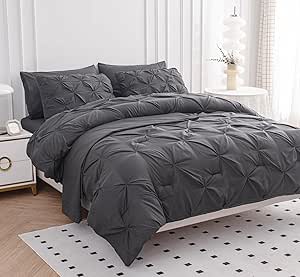 Amazon.com: Elephant Grey RV-Short-Queen Comforter Set - 7 Piece Pinch ...