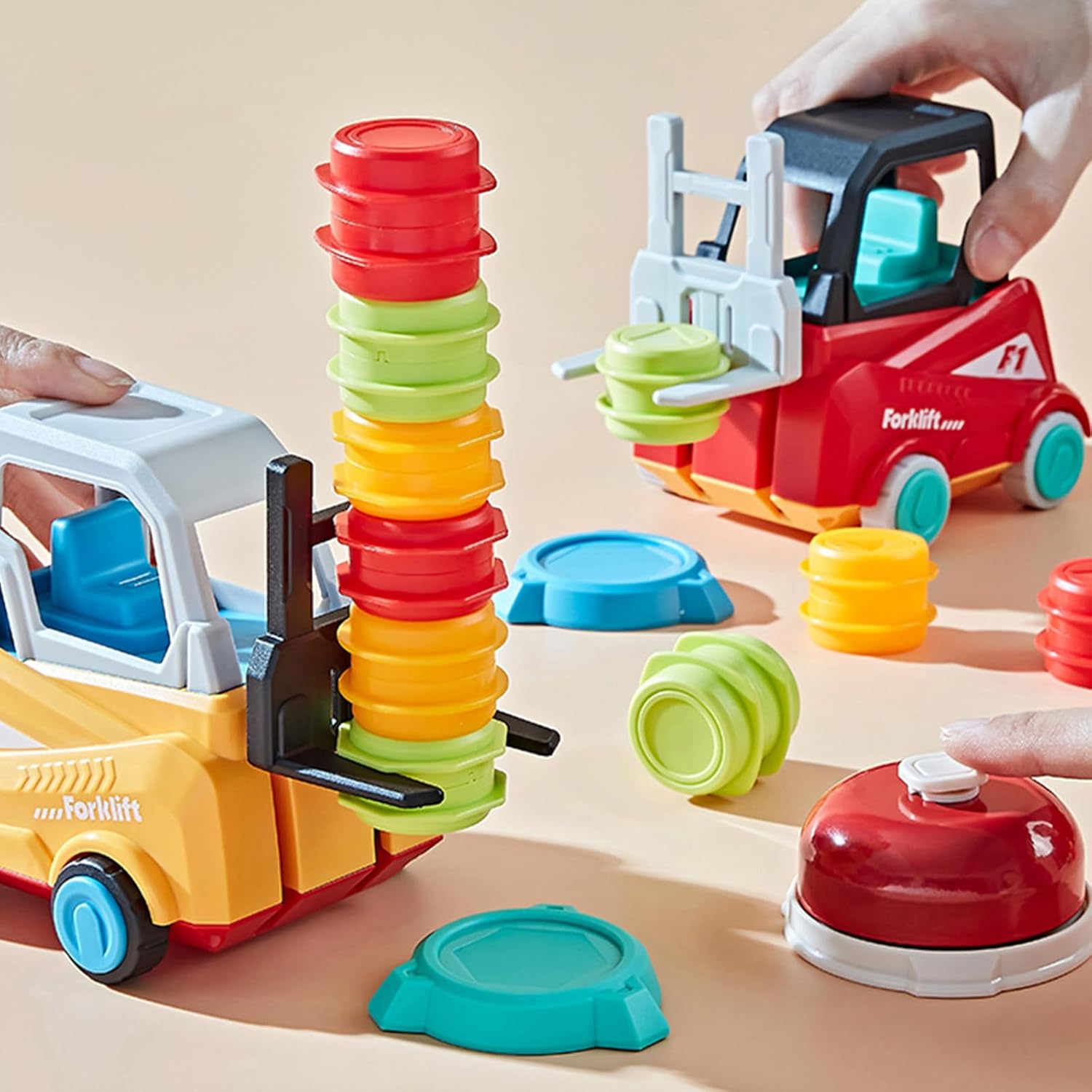 Amazon.com: Whimtoyland Engineer Forklift Frenzy Transport Game, 2 ...