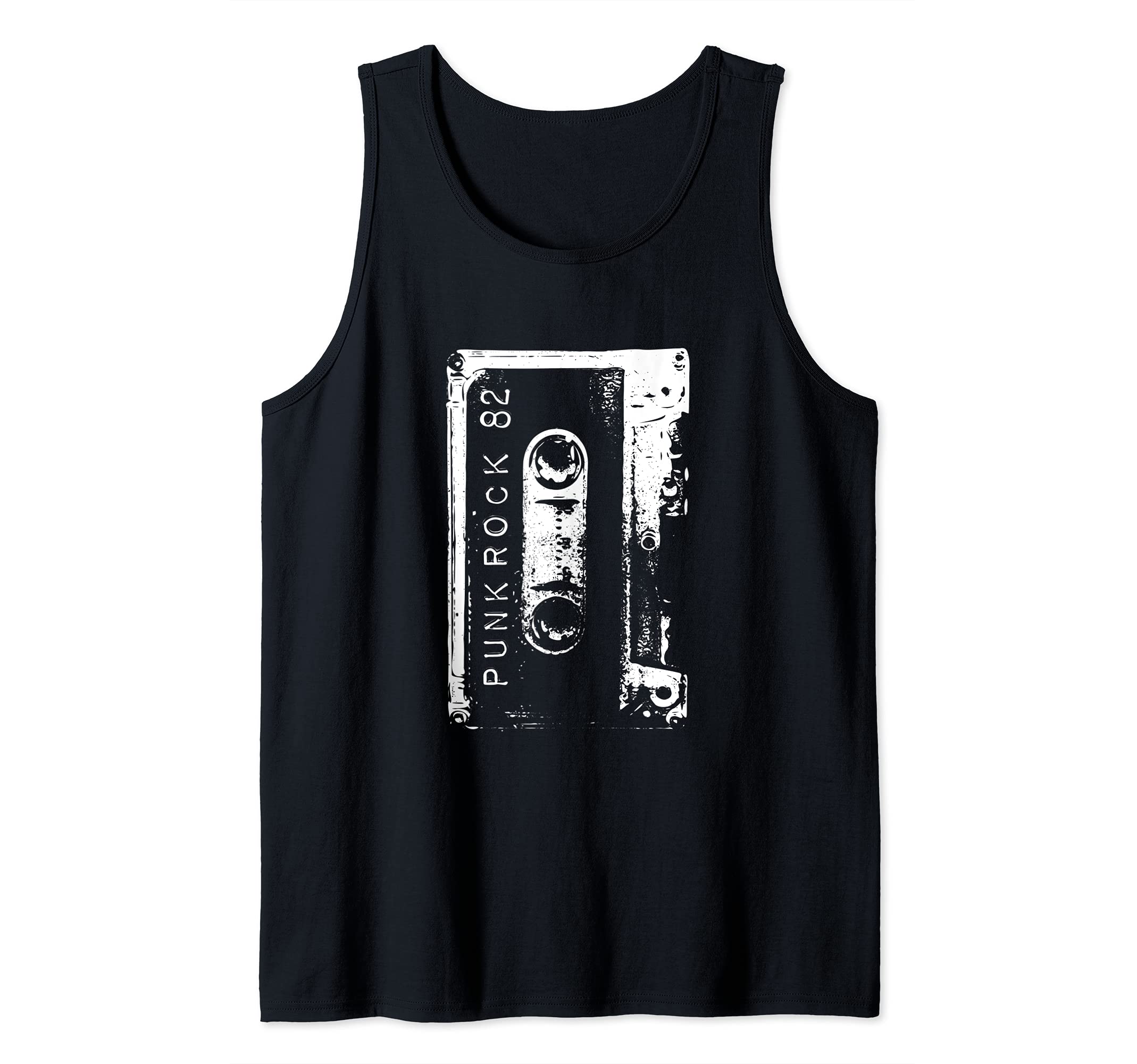 Amazon.com: Punk Rock 80's Concert Mixtape Vintage Tank Top : Clothing ...