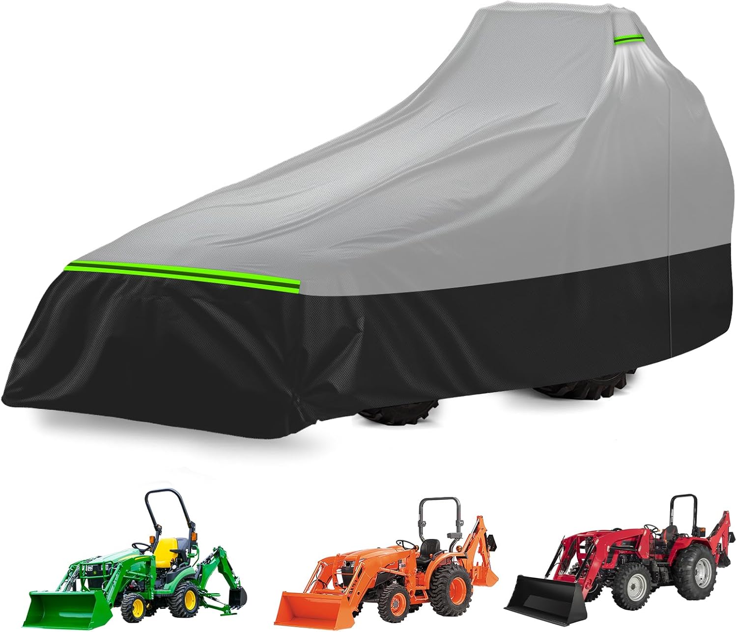 Amazon.com: Kistrba Tractor Cover for Most Compact Tractors with Front ...