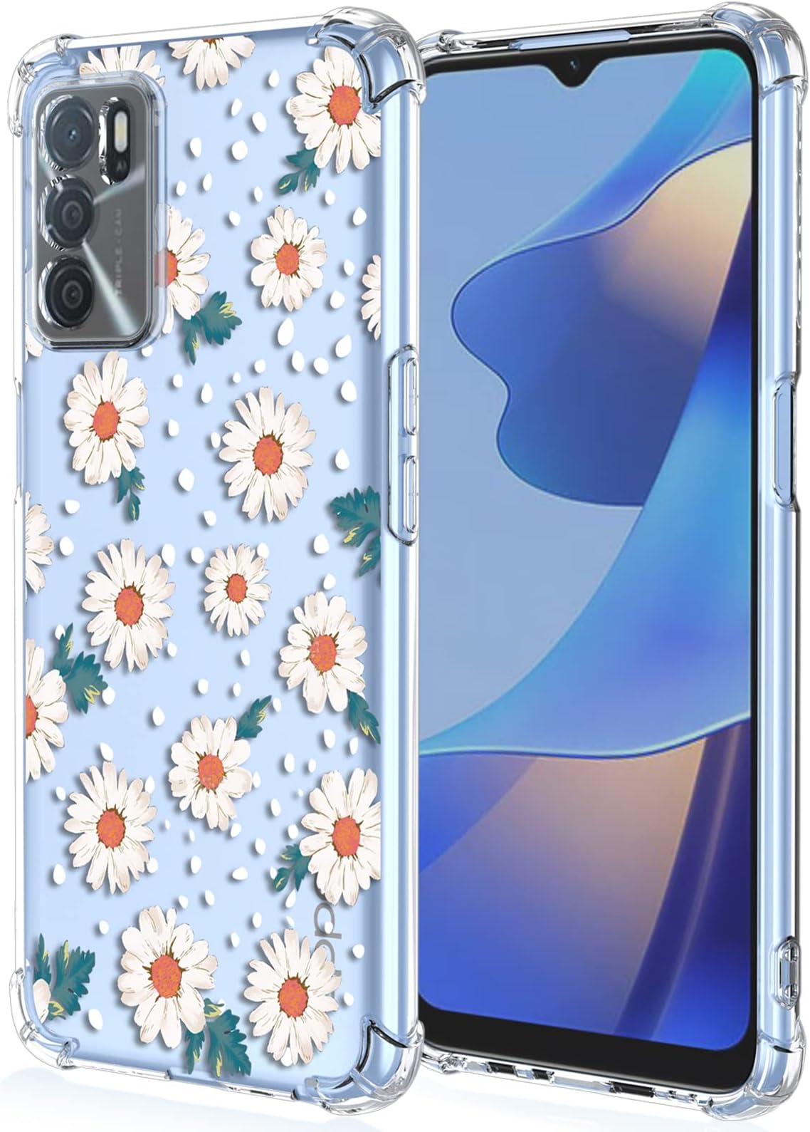 XINYEXIN Case for Oppo A16 / Oppo A16s / Oppo A54s, Painting Flower ...