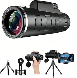 Amazon.com : Monocular for Adults High Powered,with Smartphone Adapter ...