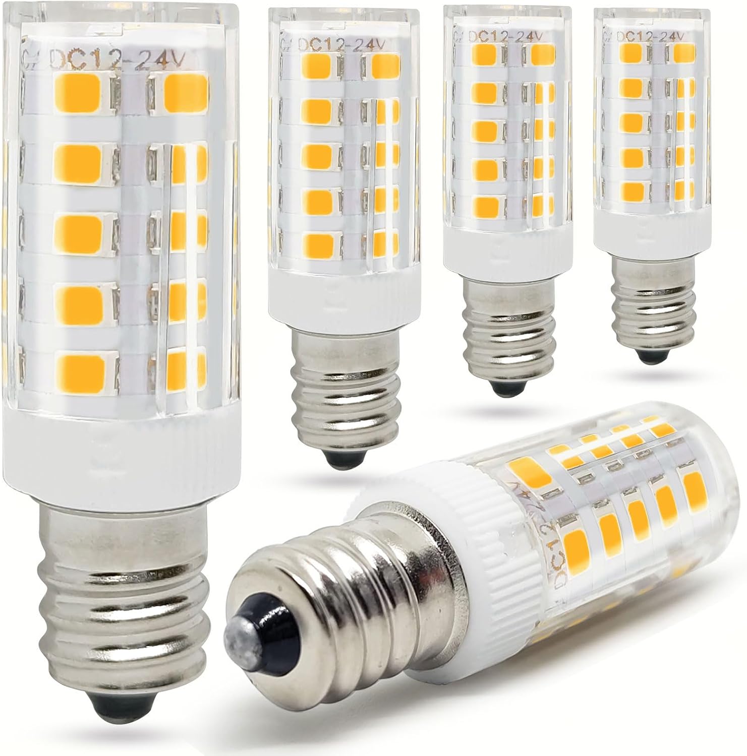 Tupolife 12 Volt LED Candelabra Bulbs E12 Base LED Light Bulbs 3W 25W ...