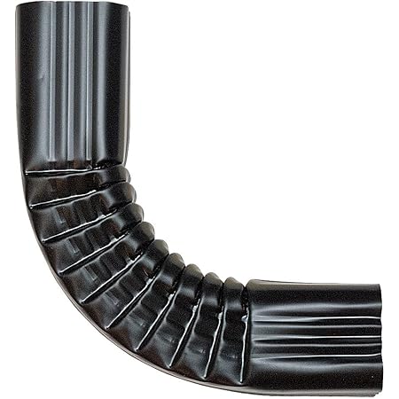 Near 90degree Gutter Elbow, Aluminum (3x4, Black) - Amazon.com