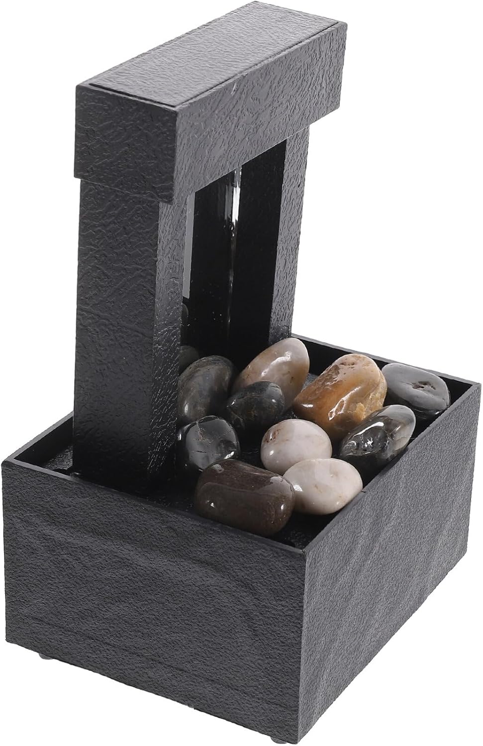 Amazon.com: JOEBO Small Office Desk 1 Set Tabletop Water Fountain ...