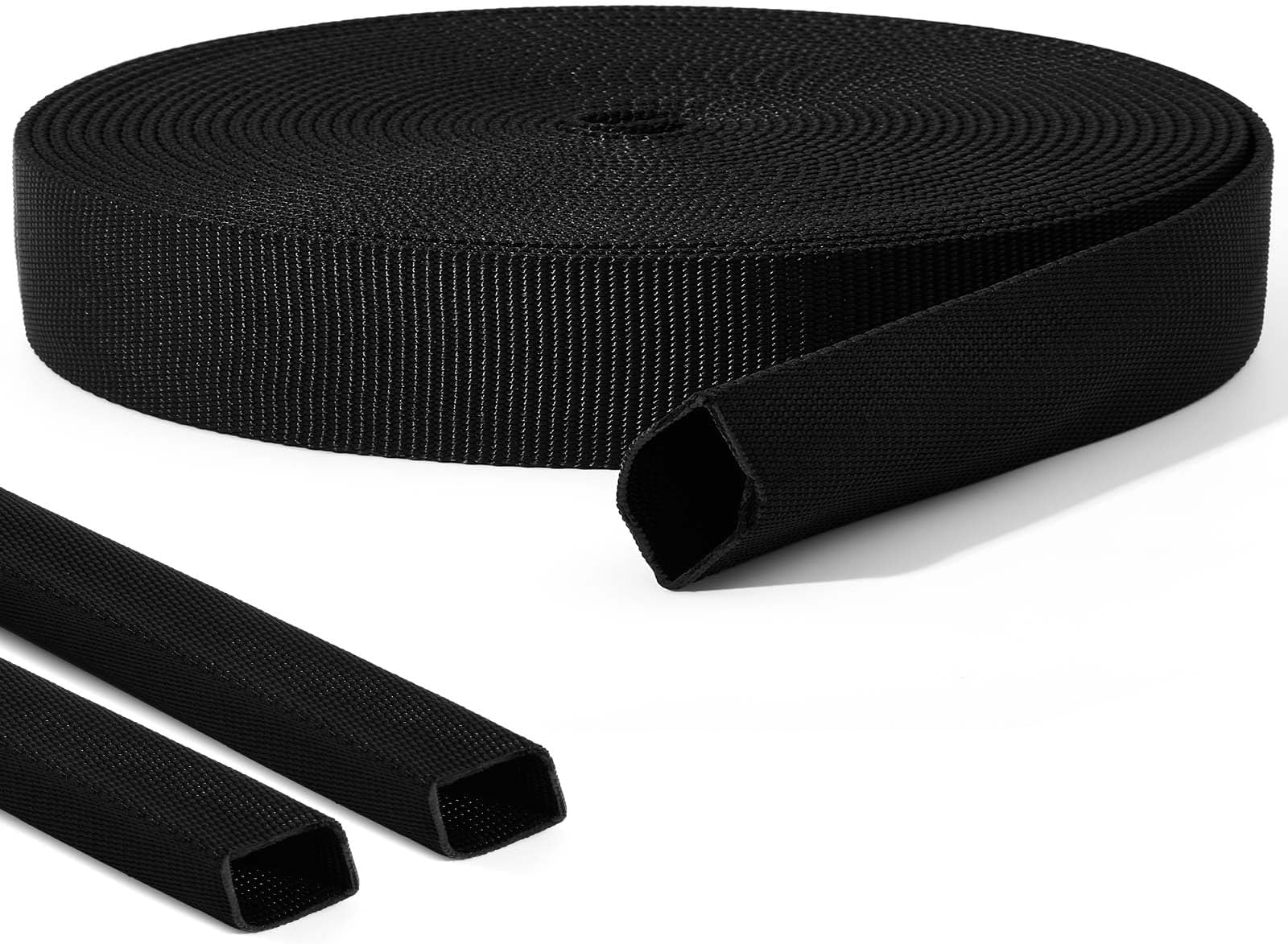 Amazon.com: Hanaive 26 ft Nylon Hydraulic Hose Protector Sleeve Tig ...