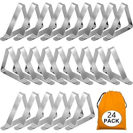 Amazon.com : 16 Pcs Large Picnic Tablecloth Clips for Outdoor Tables ...