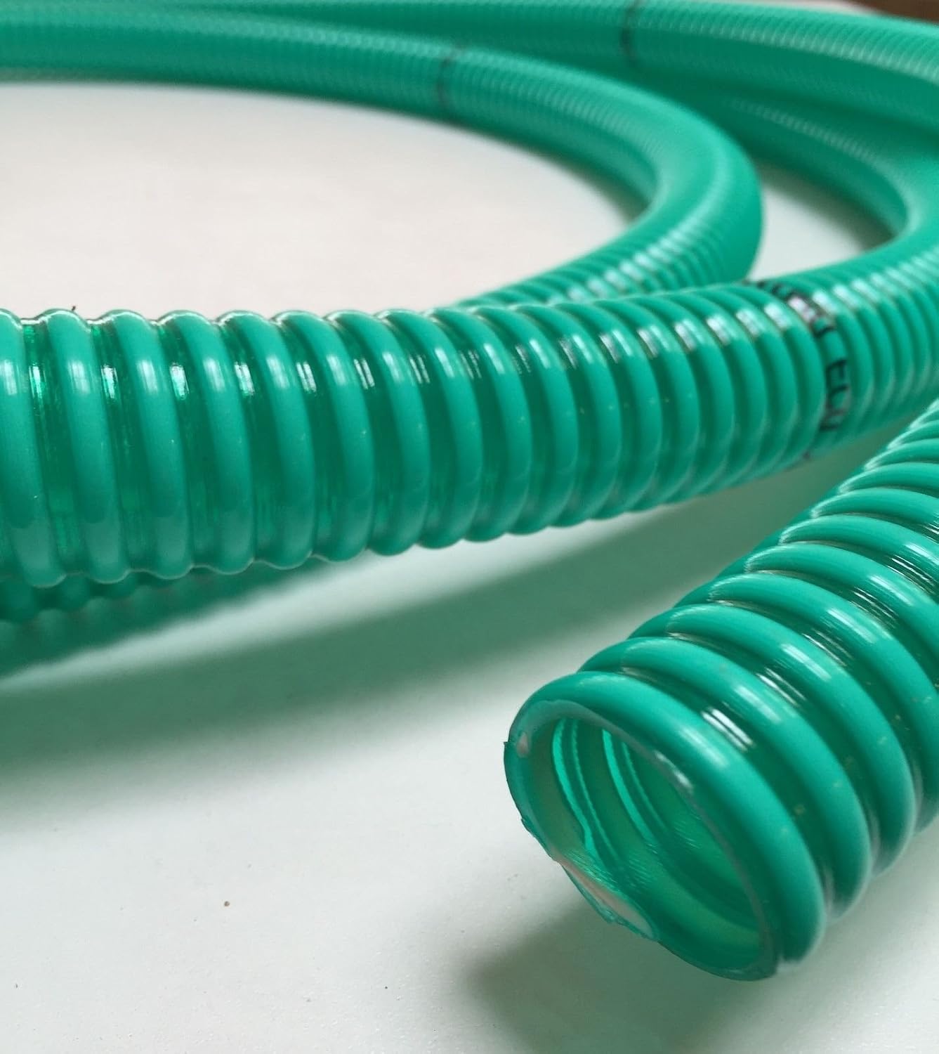VE-INDUSTRIES PVC Spiralschlauch Saugschlauch grün transparent, 25 mm ...