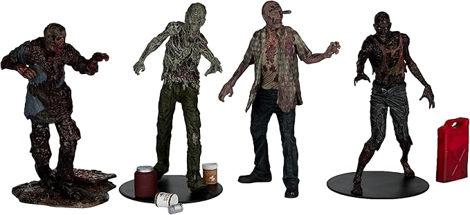 Amazon.com: McFarlane Toys - The Walking Dead Walkers 5in Figure 4-Pack ...