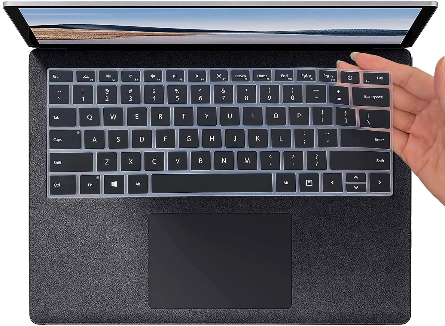 Amazon.com: Keyboard Cover for Microsoft Surface Laptop 5/Laptop 4 13.5 ...