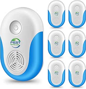 Amazon.com: 2024 Ultrasonic Pest Repeller, Mouse Repellent Indoor ...