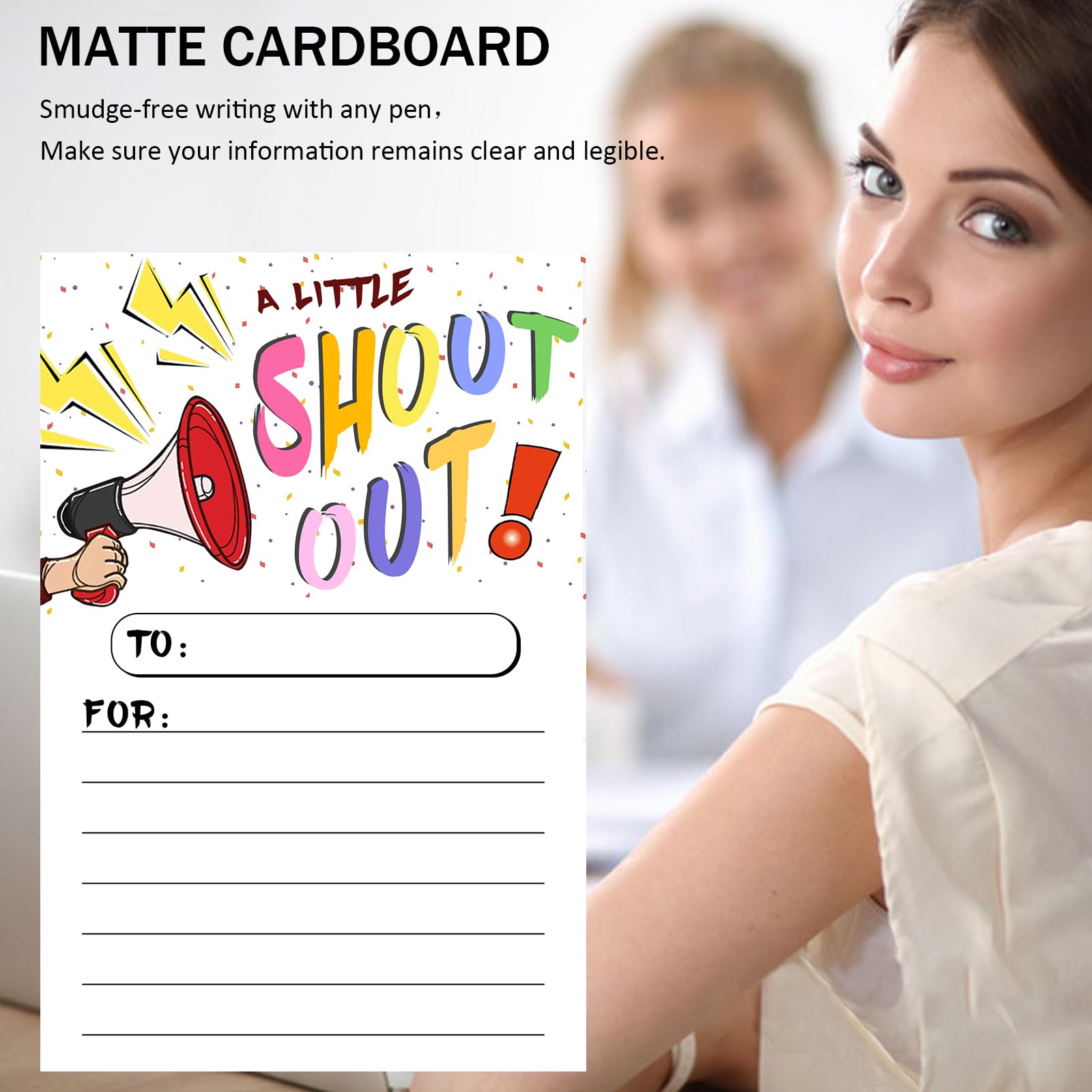 Snapklik.com : 60Pcs Shout Out Cards For Employees, Office Staff ...