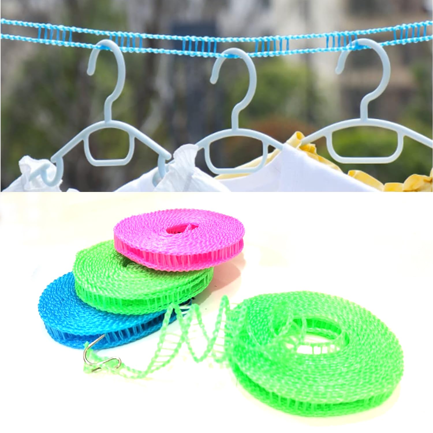 Prime Pick Washing Line 5M, Non-Slip and Windproof Clothes Line ...