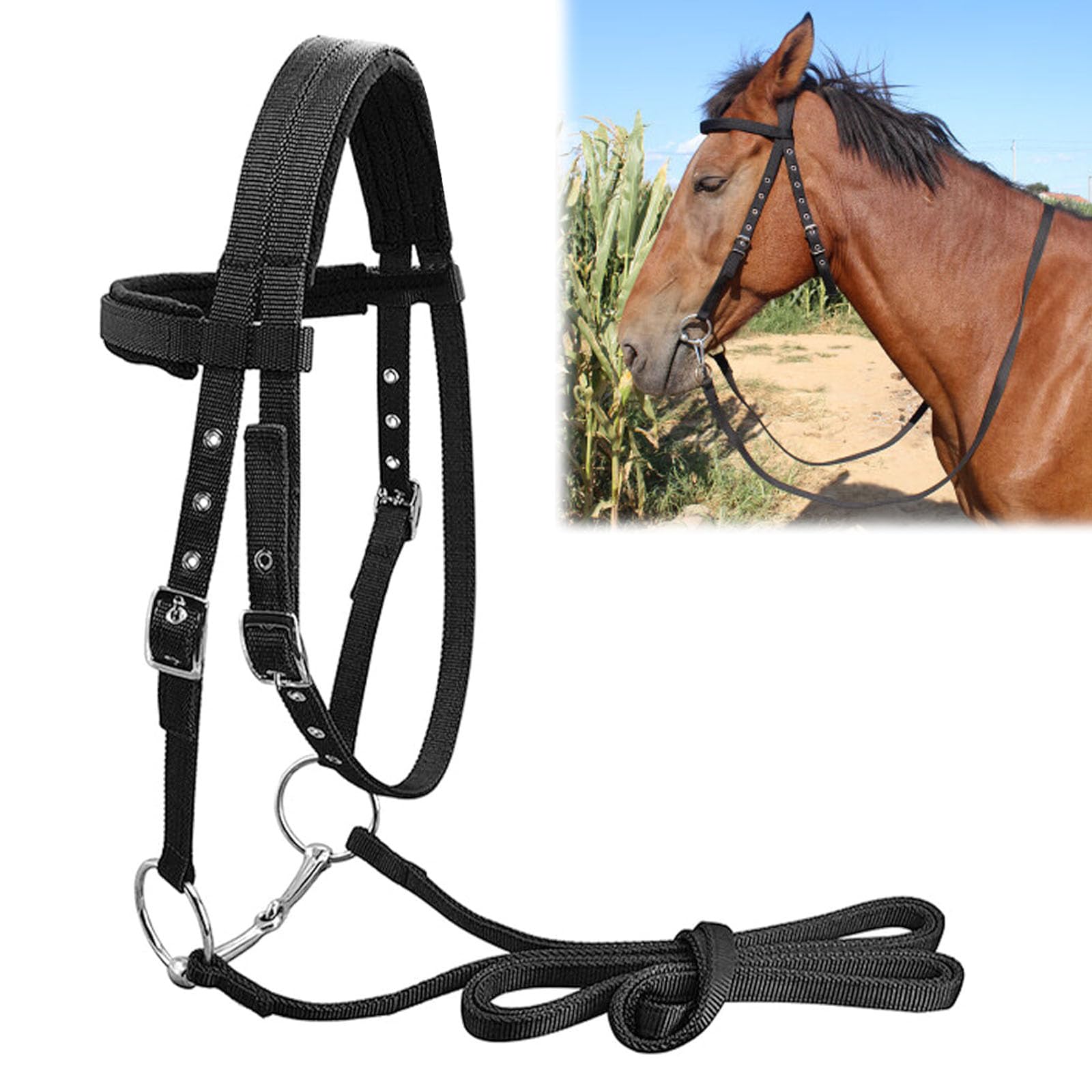 Bitless Horse Bridle Horse Western Tan Leather Sidepull Bridle ...