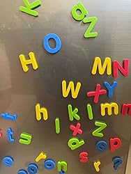 Storio Magnetic ABCD Alphabets and Numbers, 150+ Letter Magnets Words ...