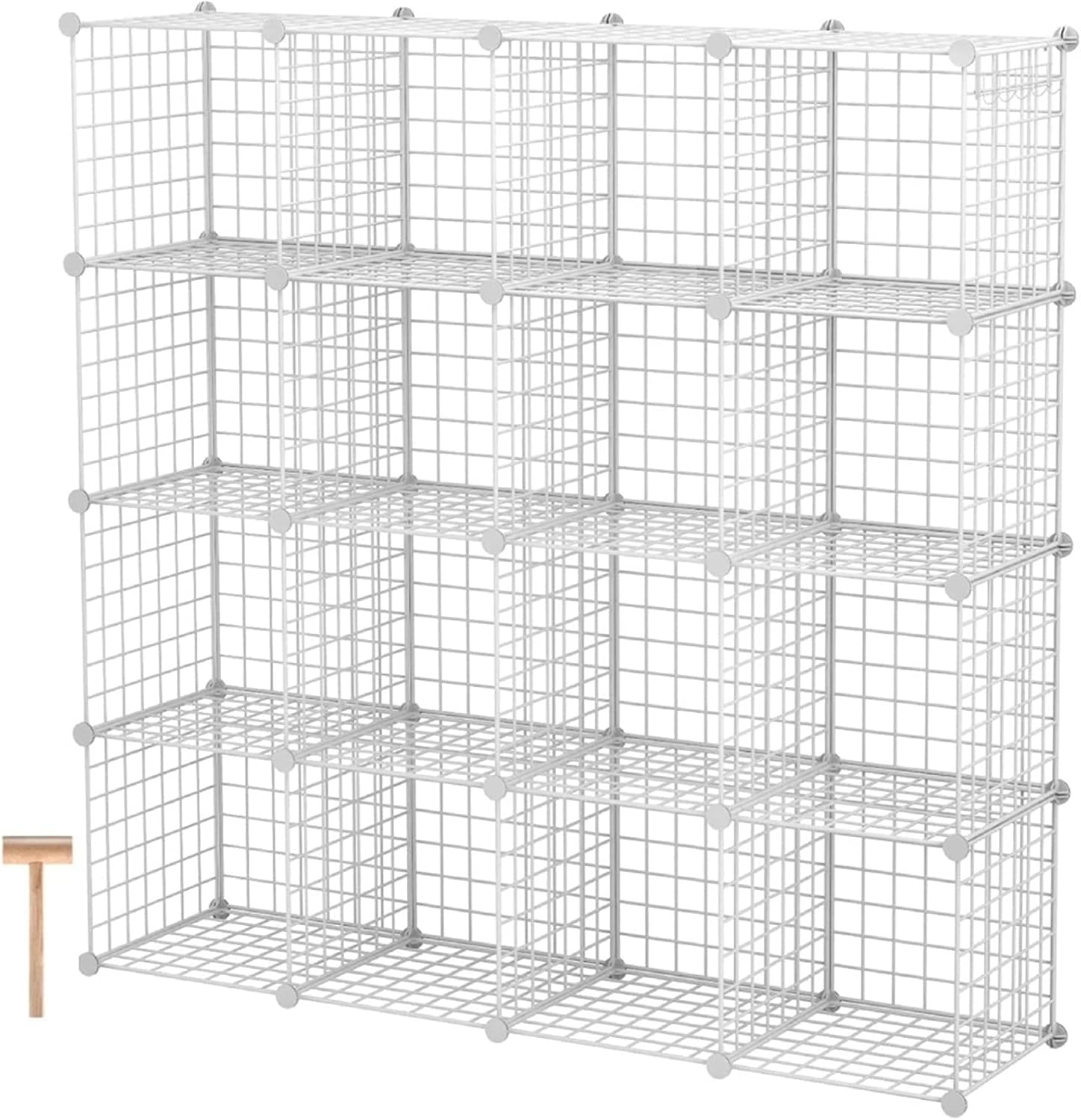 Buy Mushugu gt3-DL 16-Cube Organizer Cube Storage Storage Shelves Wire ...