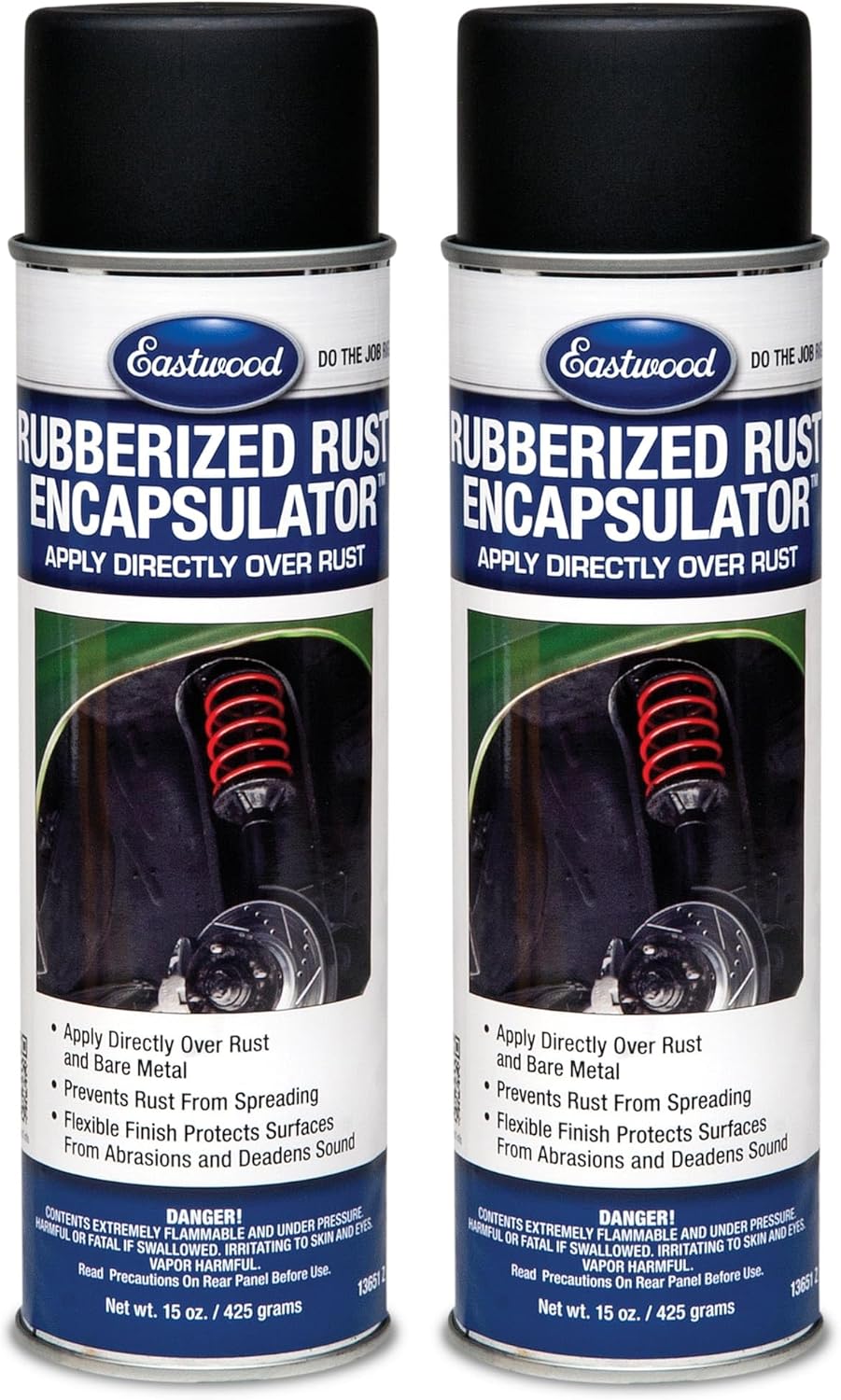 Amazon.com: Eastwood Black Rubberized Rust Encapsulator 15 oz Aerosol ...