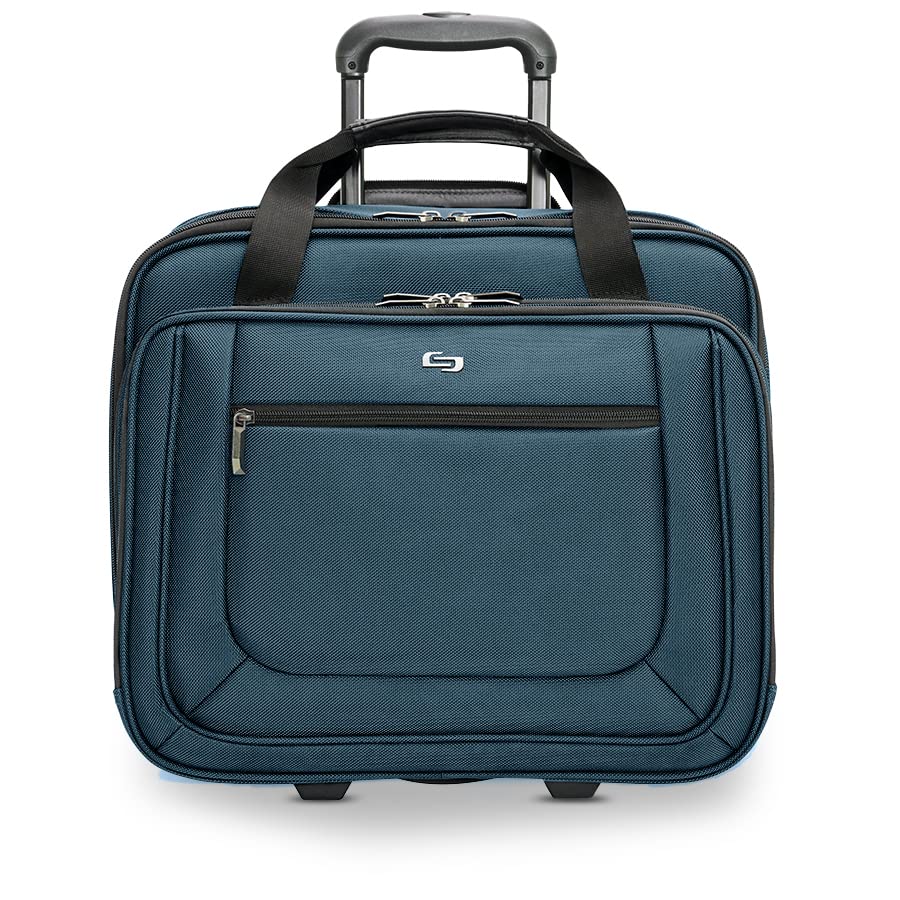 Solo New York Carnegie Rolling Laptop Bag Black at Luther Keith blog