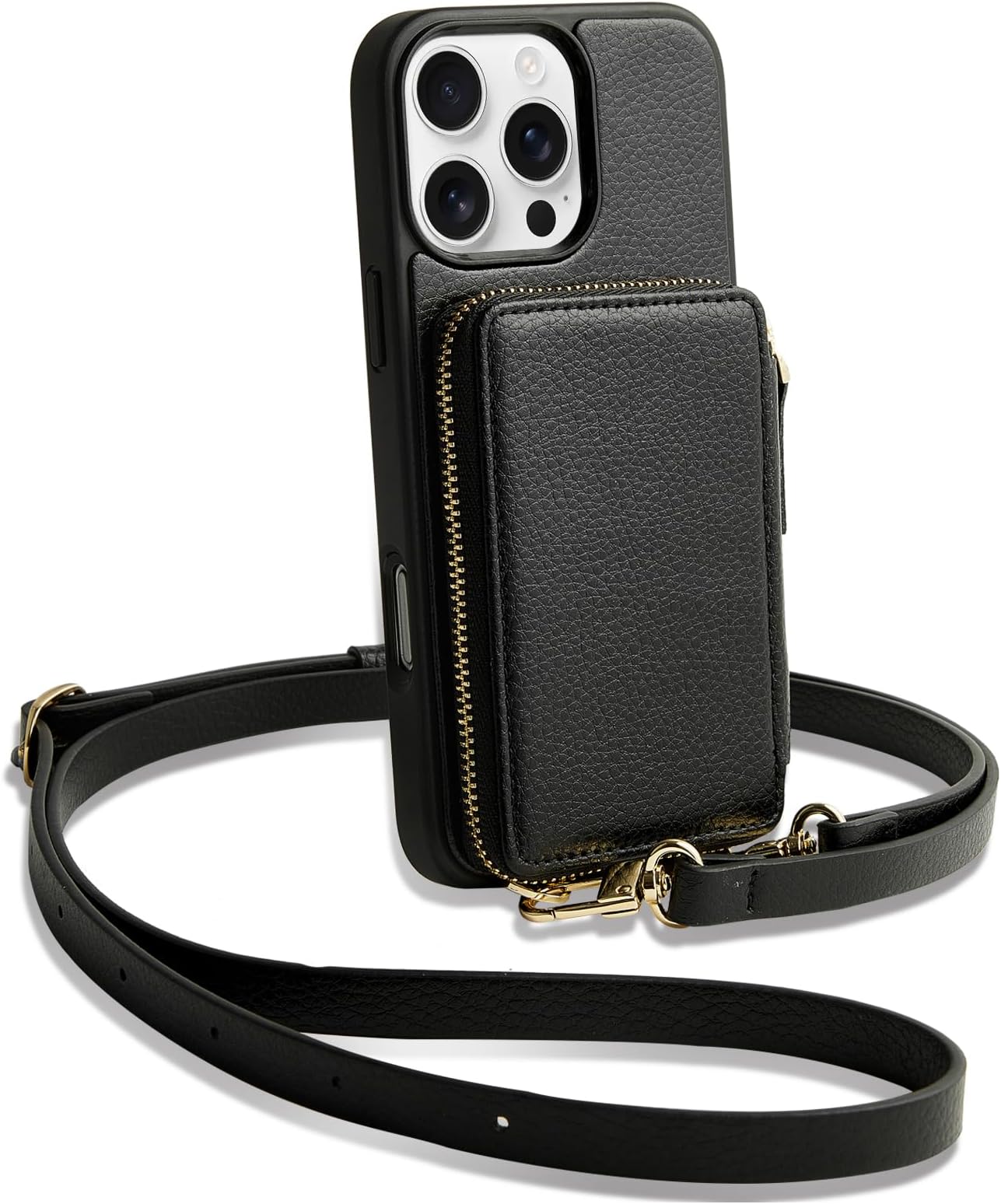 Amazon.com: Bandolier Mila Crossbody Wallet Phone Case [MagSafe ...