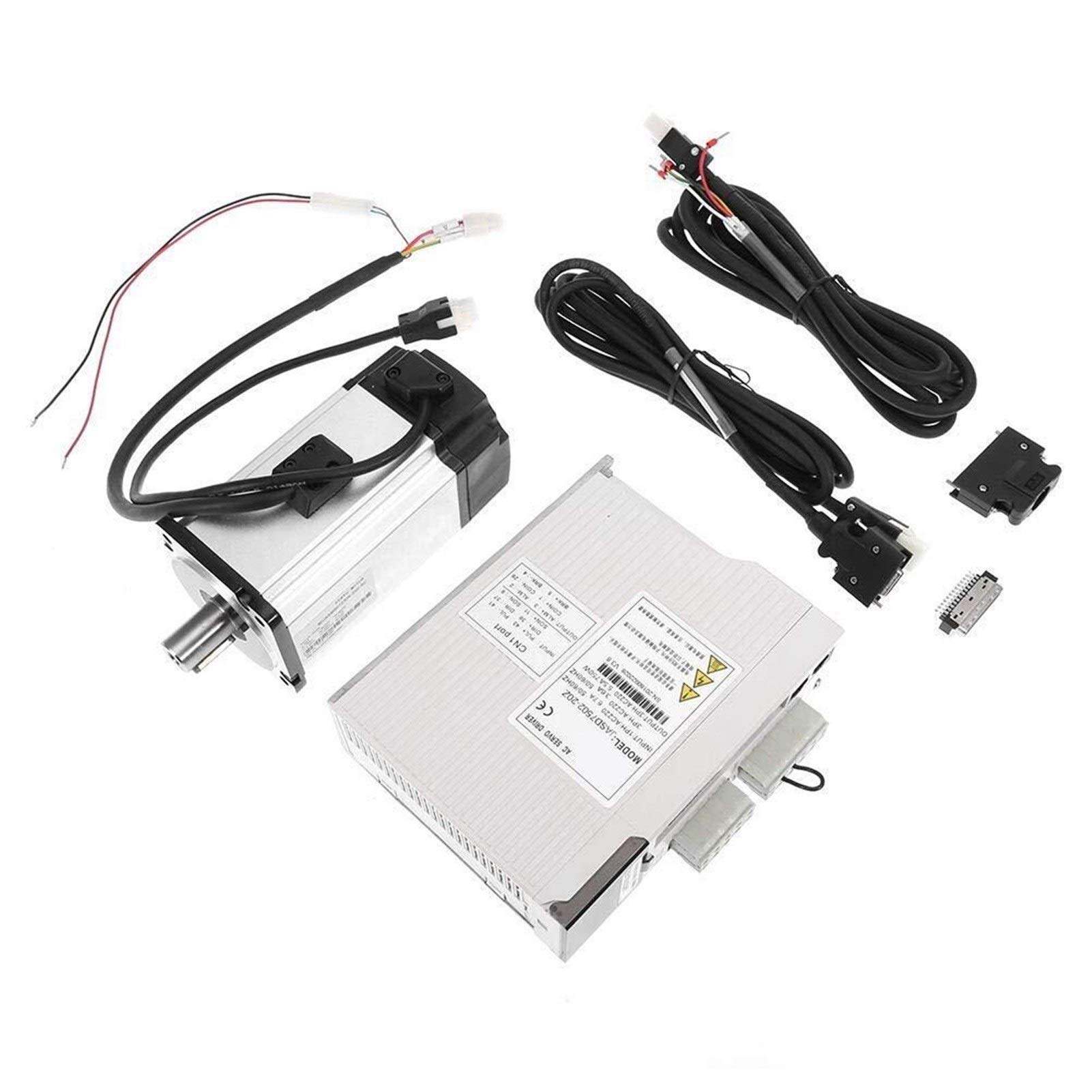 Buy N / A Servo Motor Driver Kit, 750W AC 220V 2.39Nm 3000rpm 80mm AC ...