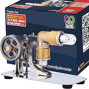 (Hot Air(mini)) - DjuiinoStar Mini Hot Air Stirling Engine: A High ...