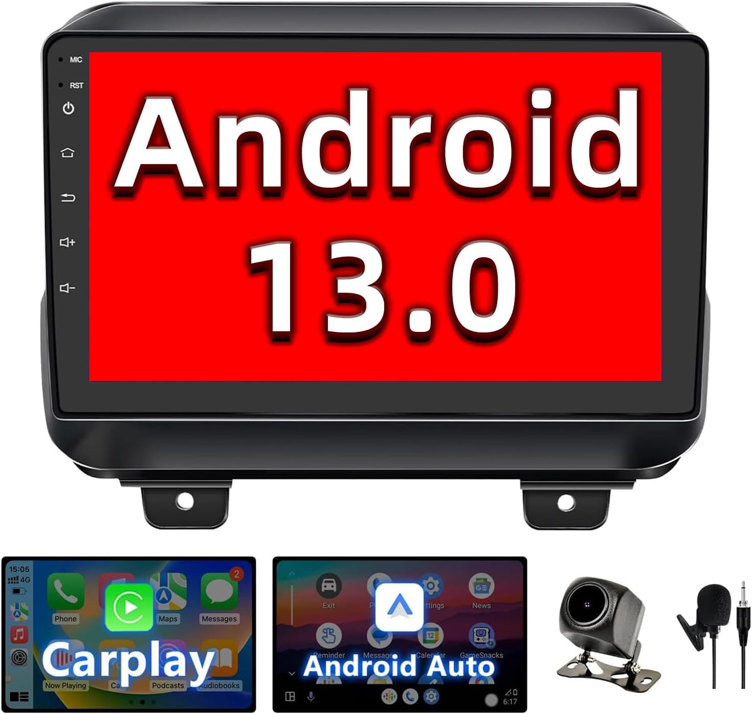 Amazon.com: Car Radio for Jeep Wrangler JL 2018-2021 & Gladiator JT ...
