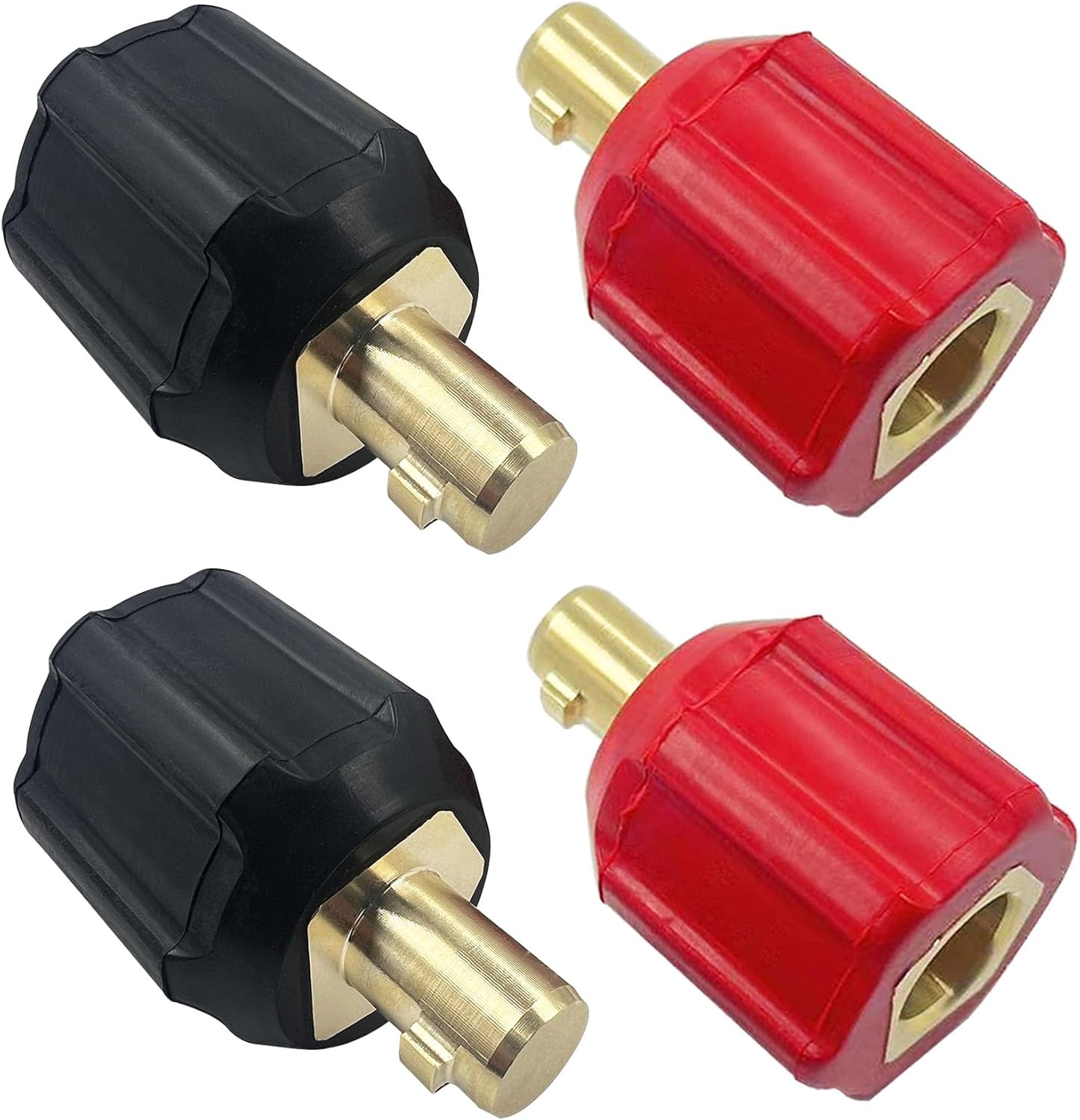 2Pack 05335 Welding Leads Adapter Set, Dinse-Type Machine Plug ...