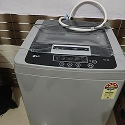LG 8 Kg 5 Star Smart Inverter Technology TurboDrum Fully Automatic Top Loading Washing Machine ...