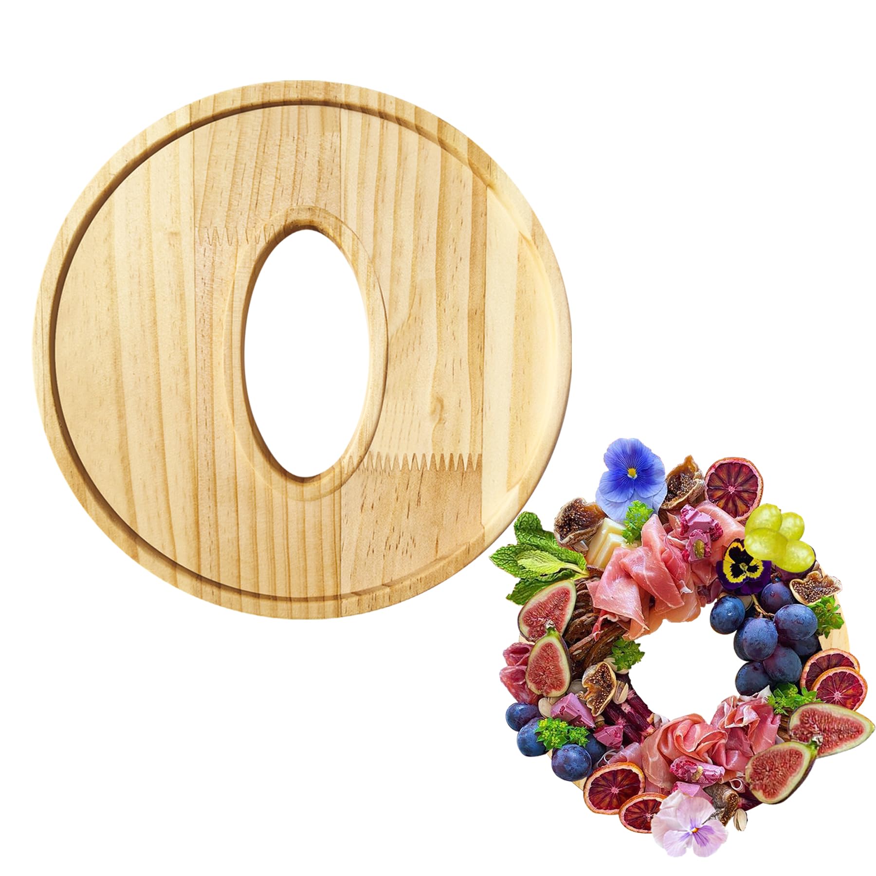 Amazon.com: Wooden Charcuterie Board Numbers 9" Fillable Numbers for ...