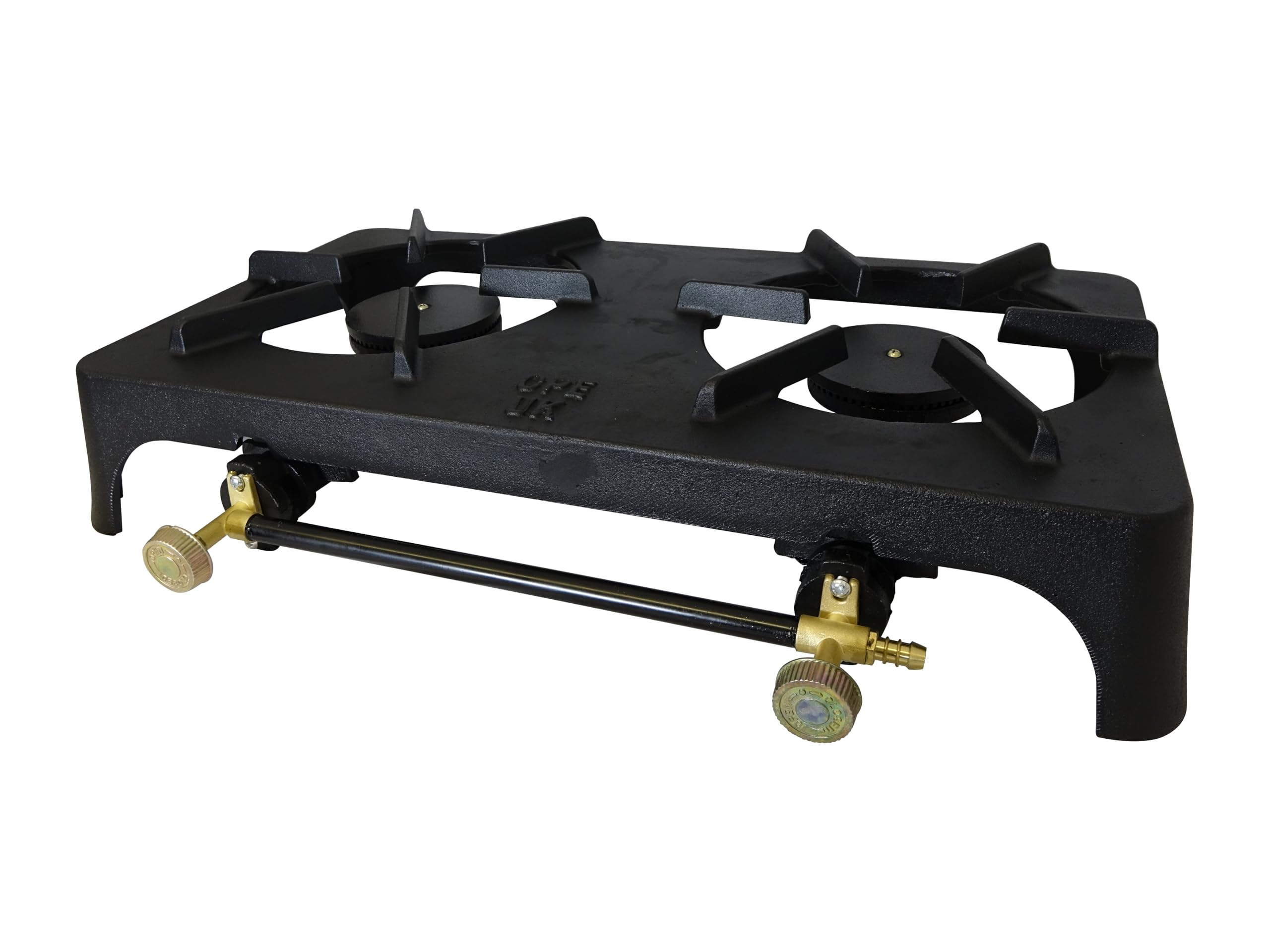 DOUBLE BURNER CAST IRON BOILING RING : Amazon.co.uk: Sports & Outdoors