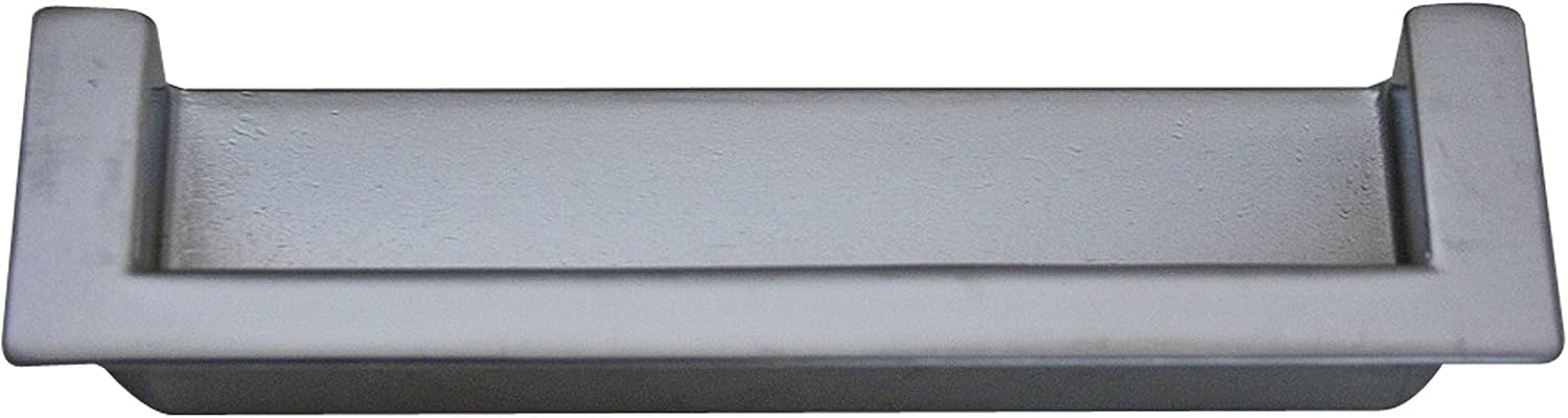 Einlassmuschel Sliding door shell, made of metal, matt chrome. : Amazon ...