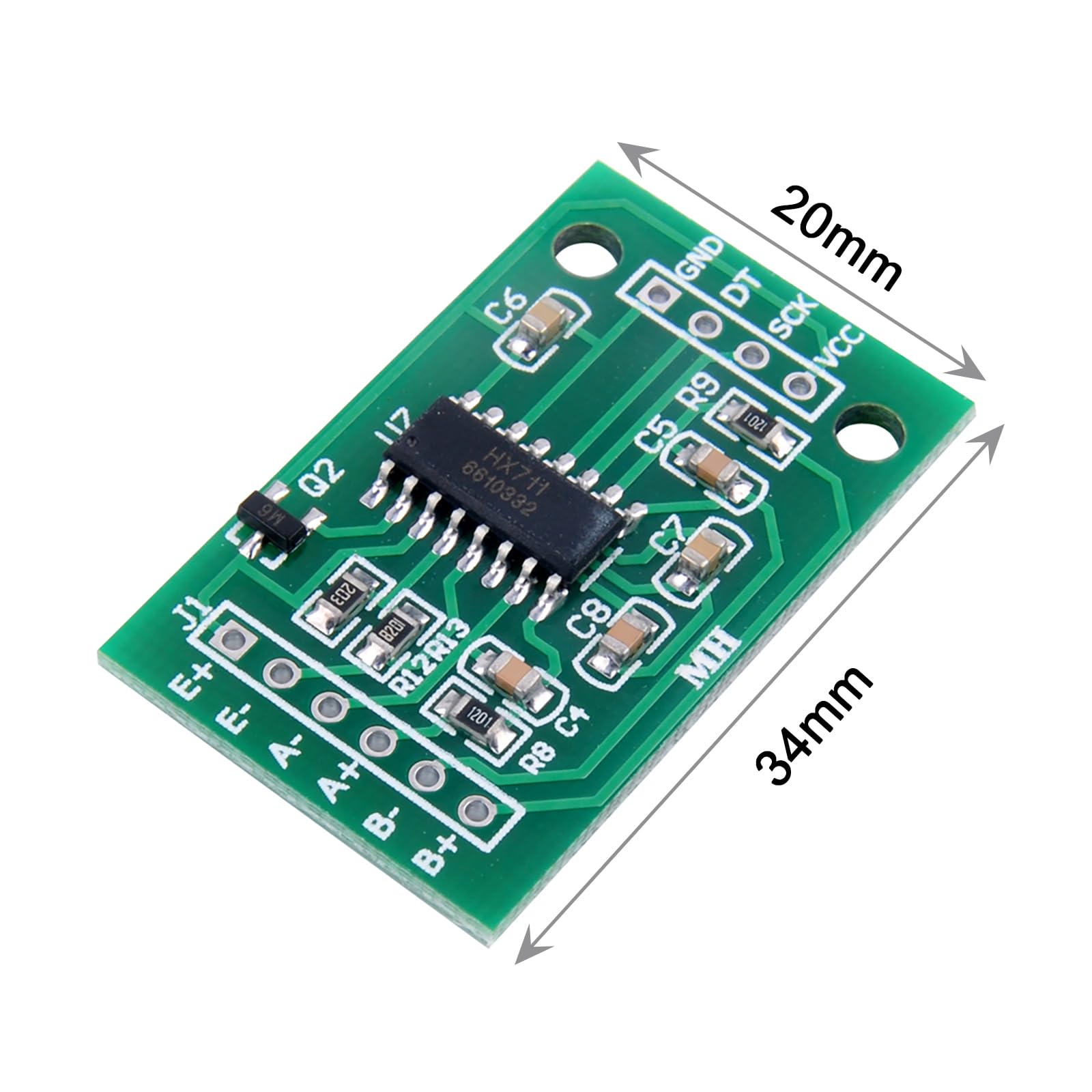 10pcs Hx711 Load Cell Amplifier Module Board Kit Ad Converter Module For Arduino