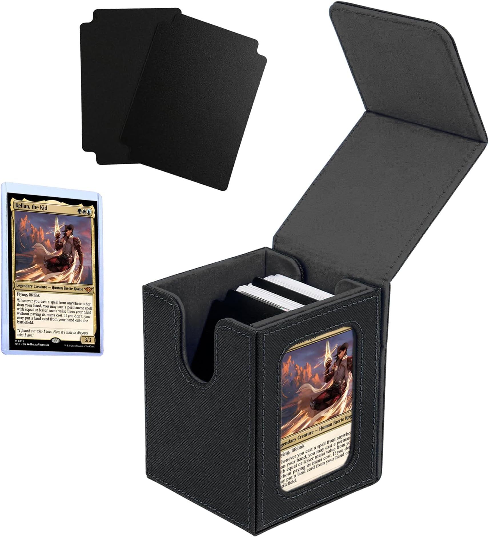 Amazon.com: Kitoyz Card Deck Box with Commander Display,MTG Card ...