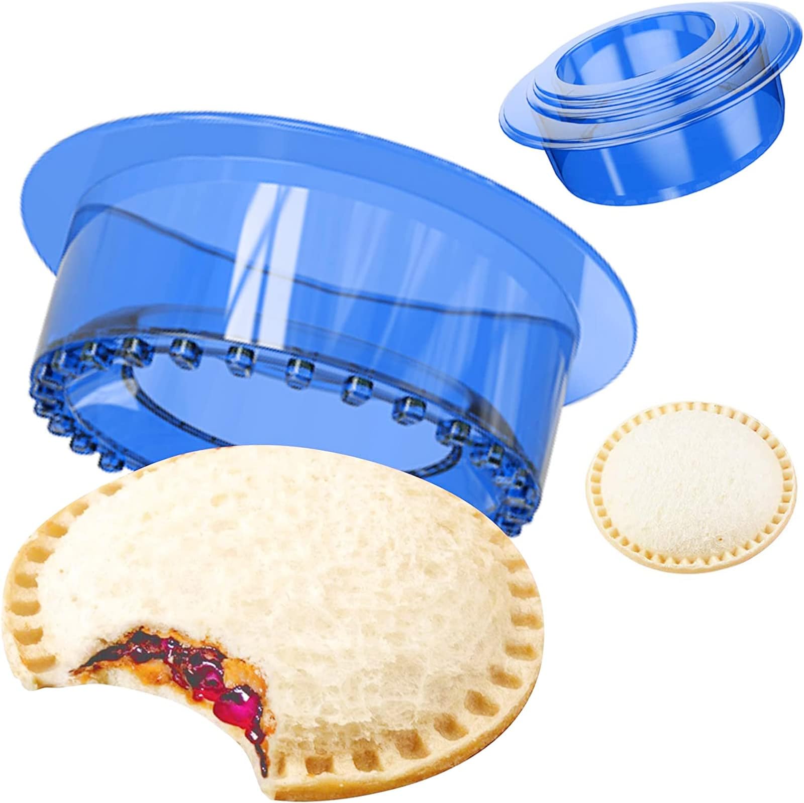 3 Pack Sandwich Cutter, Sealer Bread Sandwich Decruster Pancake Maker ...