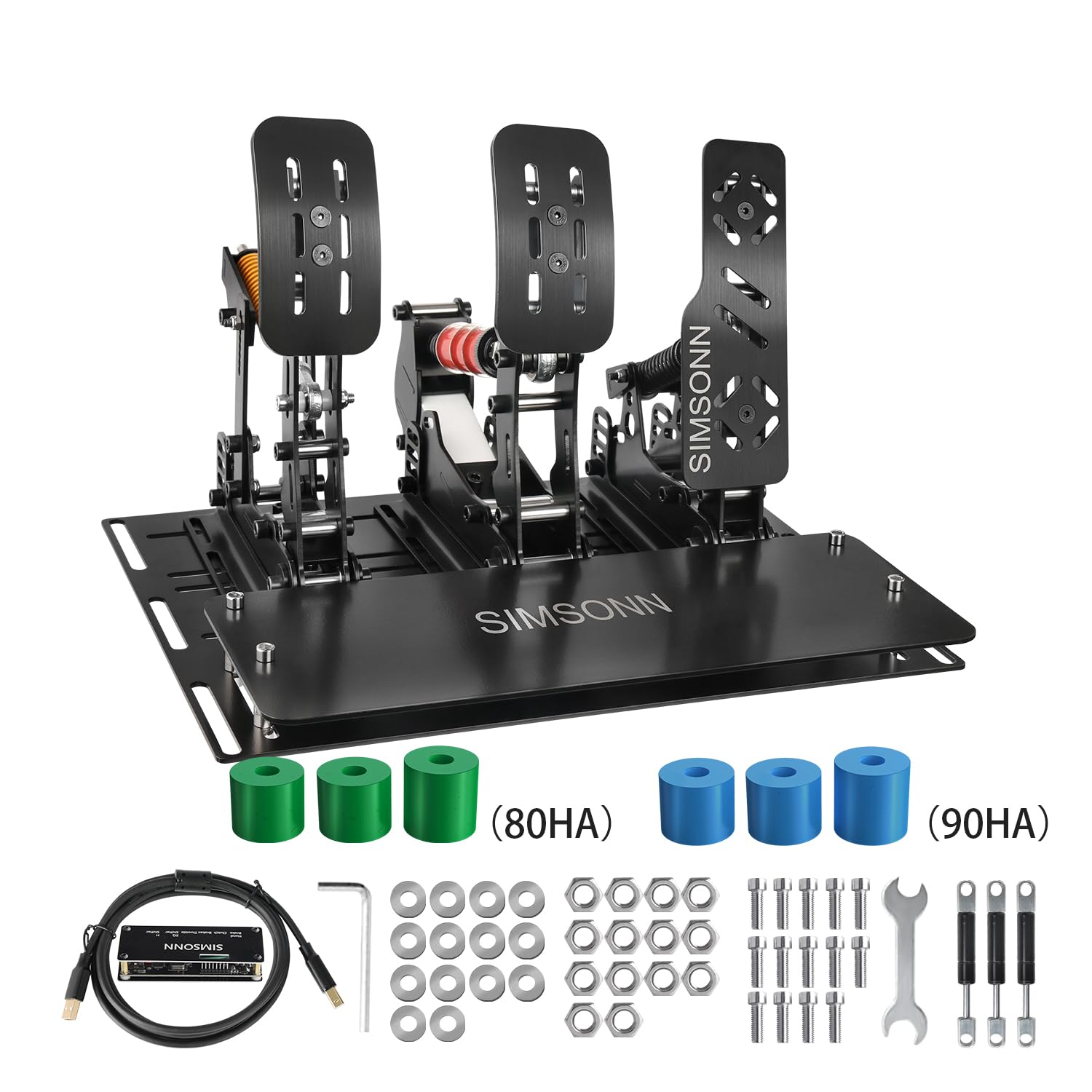 Buy SIMSONN PRO Plus Pedals Sim Racing Pedals PC Racing Simulator ...