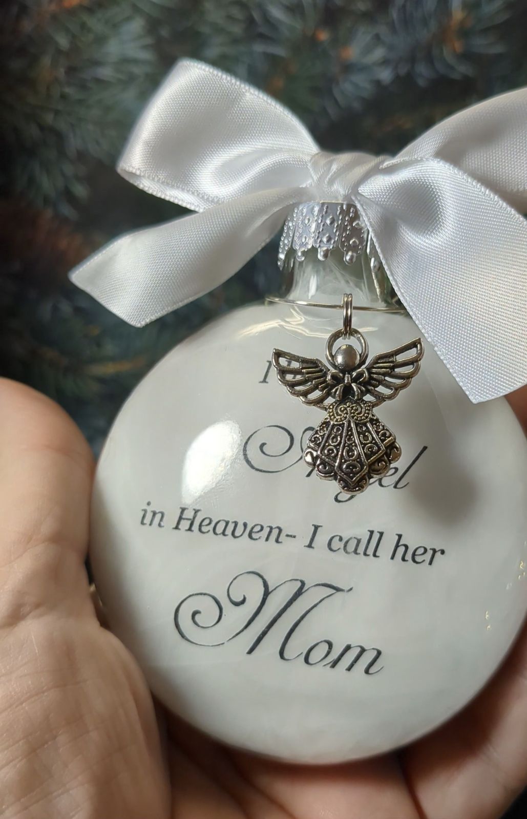 Mom Angel Christmas Ornament