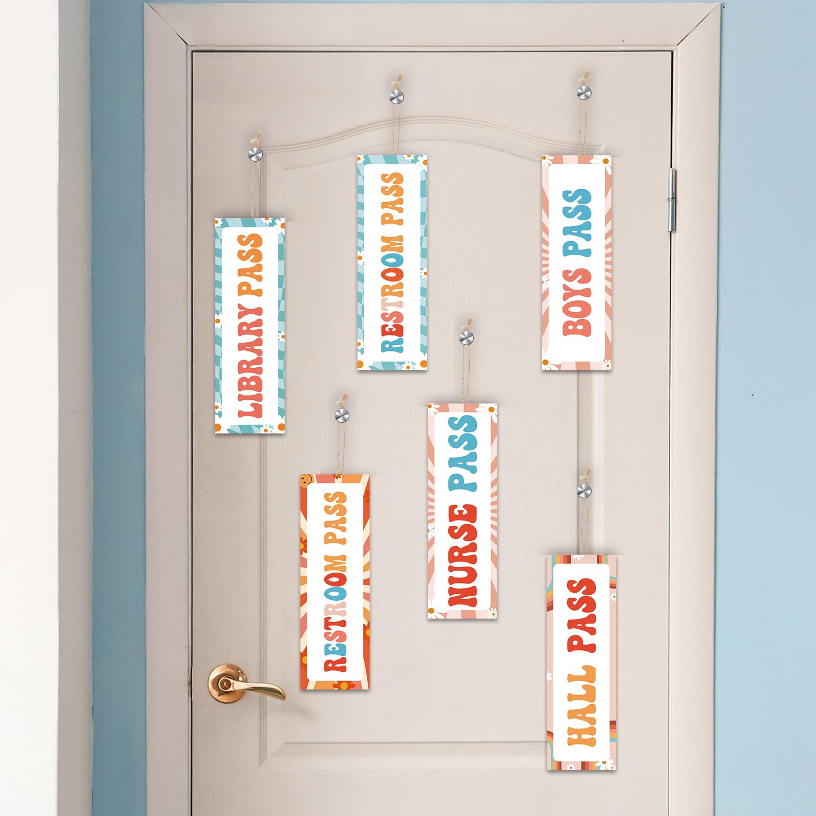 Bathroom Passes For Classrooms Durable Hall Pass Lanyards With Card ...