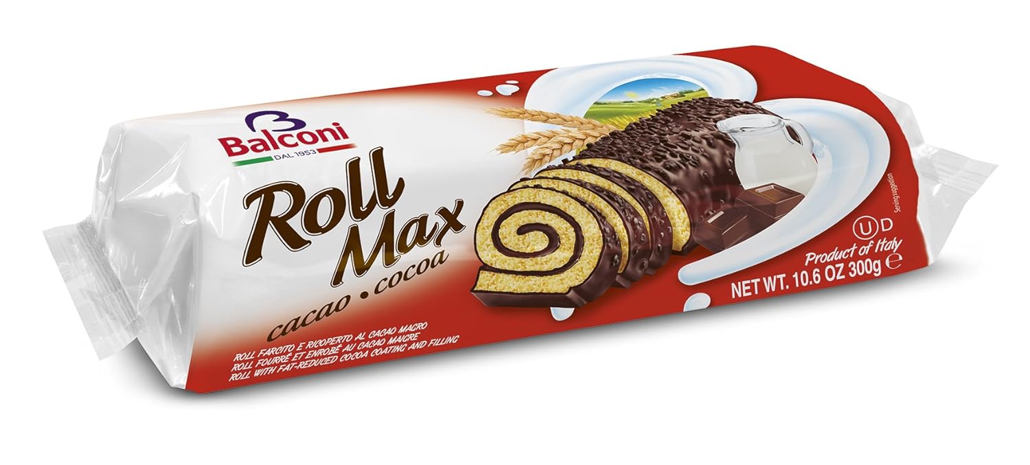 Amazon.com: Balconi Sweet Cake Roll, Cocoa, 10.58 Ounce (Pack of 11 ...