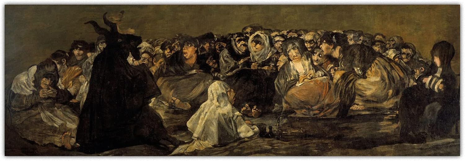 Amazon.com: Francisco De Goya Poster - The Great He-Goat Print Canvas ...